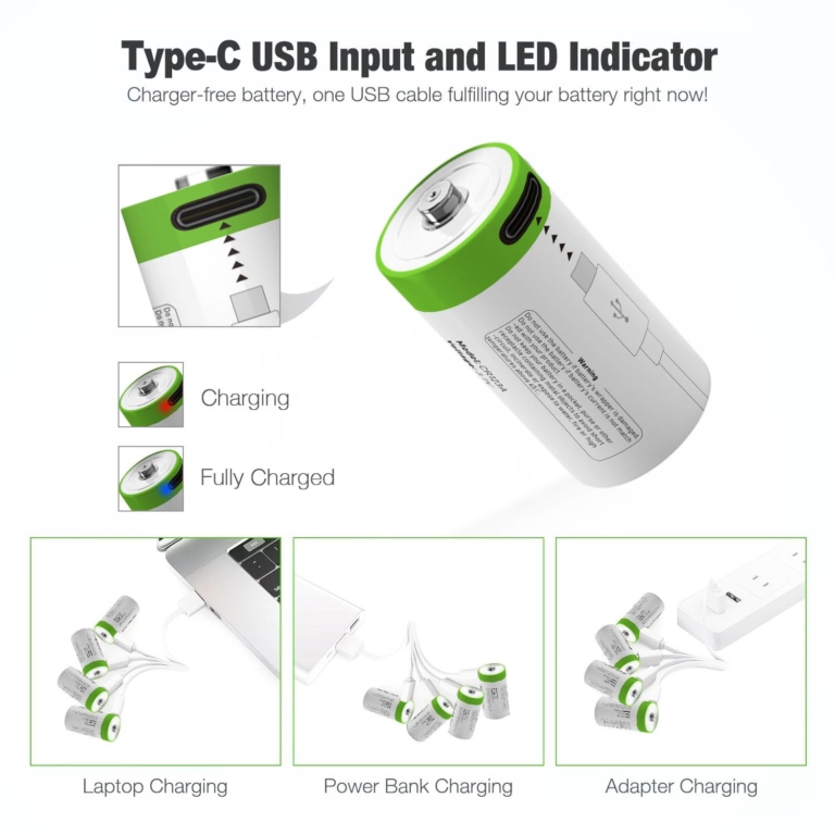 KP Original USB CR2 Lithium Ion Rechargeable Battery, 3.7 V 300 mAh ...
